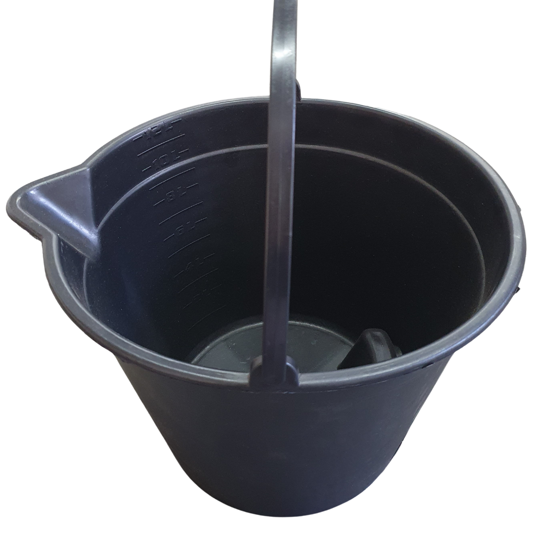 Balde Graduado Com Encaixe Para Mão 12L - GRAMA Cultivo