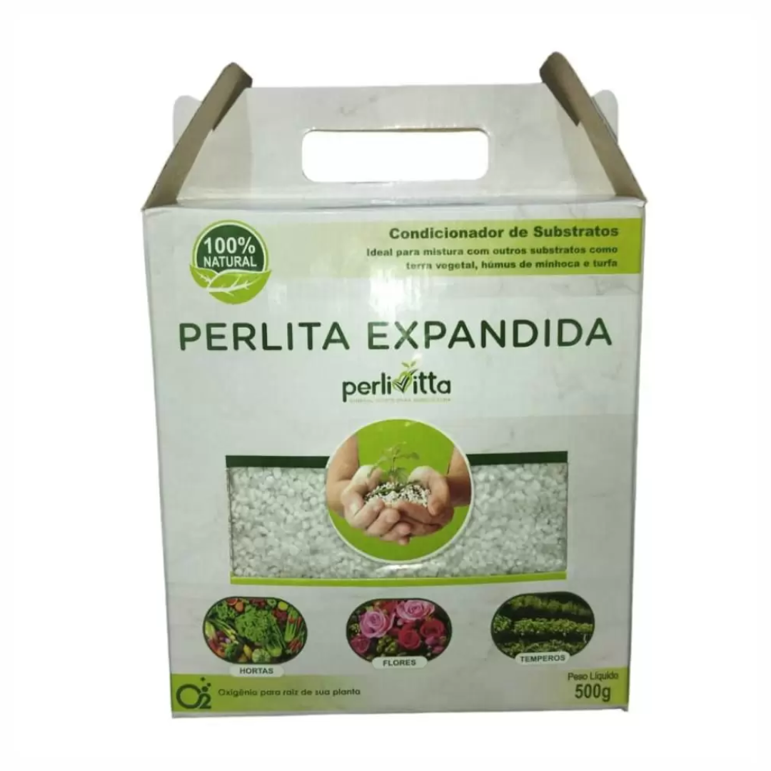 Perlita Expandida Perlivitta 500g - GRAMA Cultivo